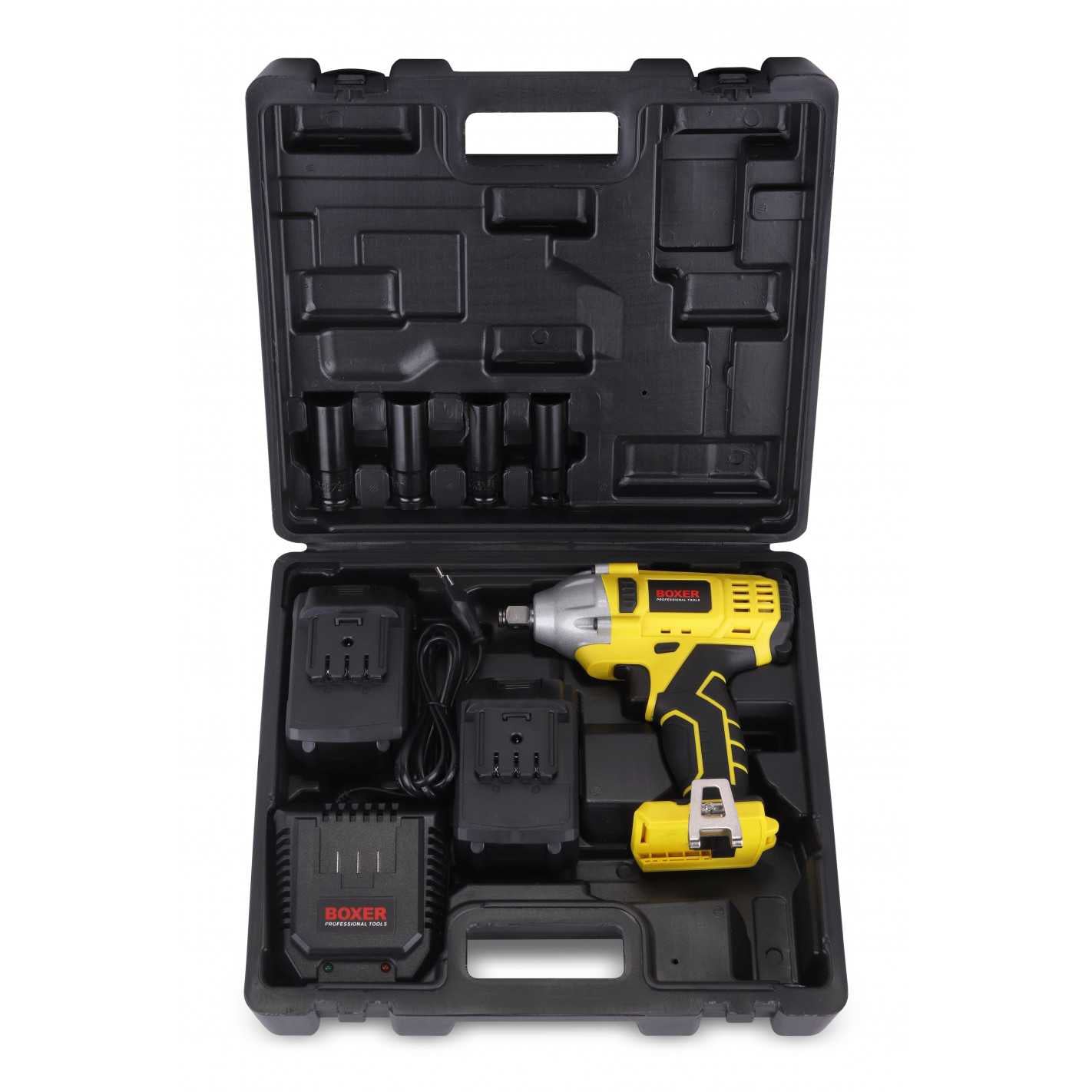 Cheie de impact cu acumulator si incarcator, 20.4V, Boxer SR-024 ...