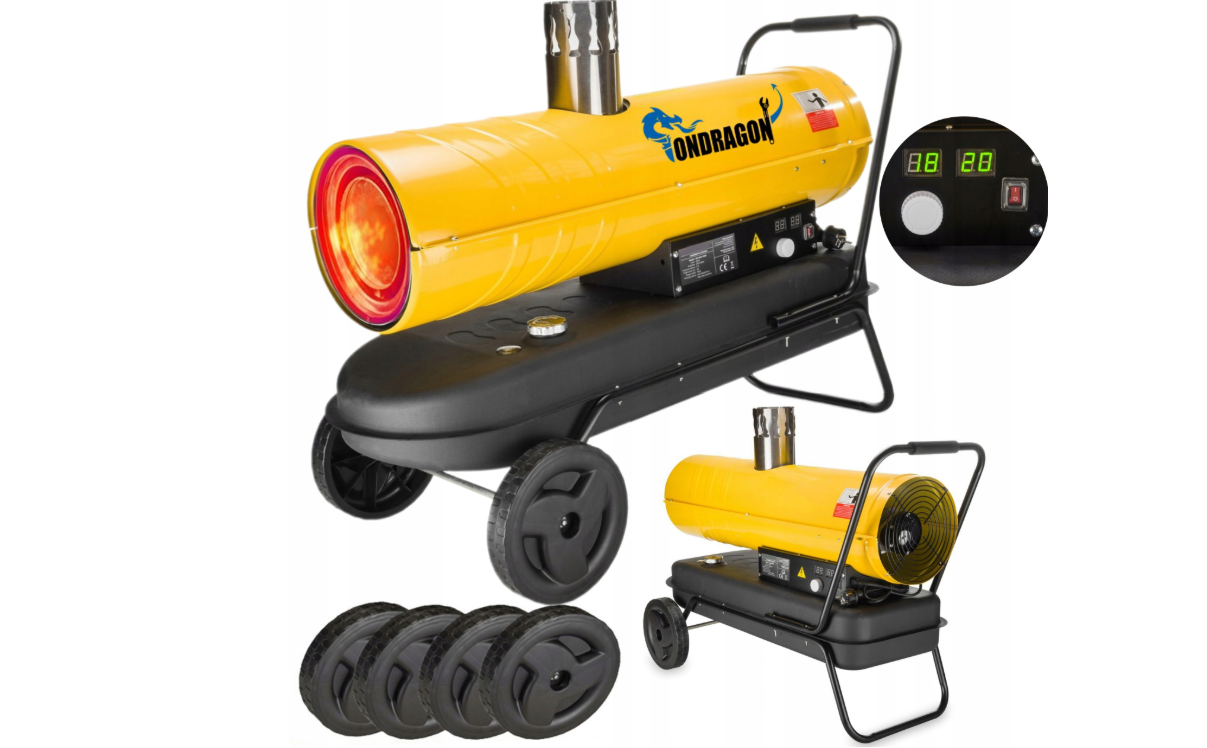 Incalzitor industrial diesel cu afisaj LCD, 30 kW, Ondragon OD5002 ...